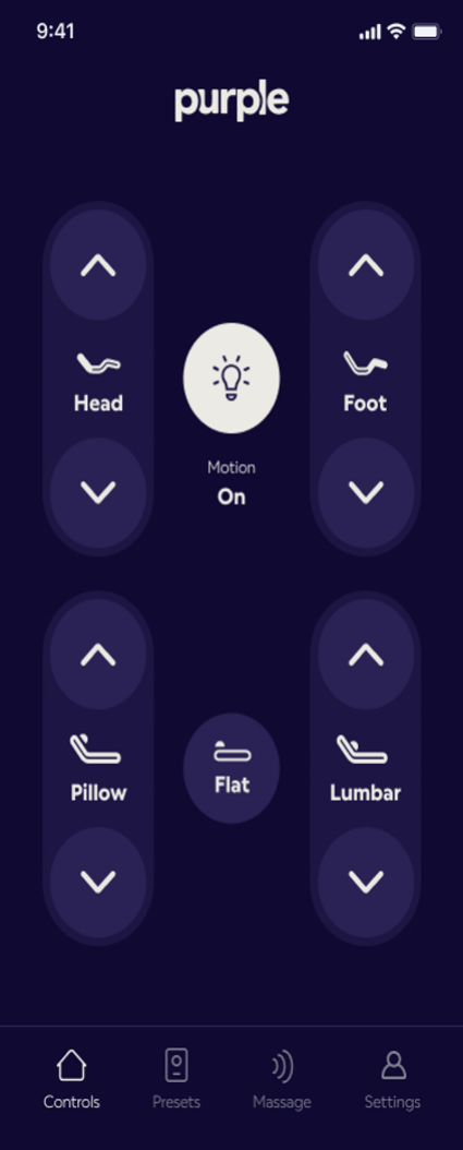 How do I turn off the smart base underbed lighting motion sensors ...