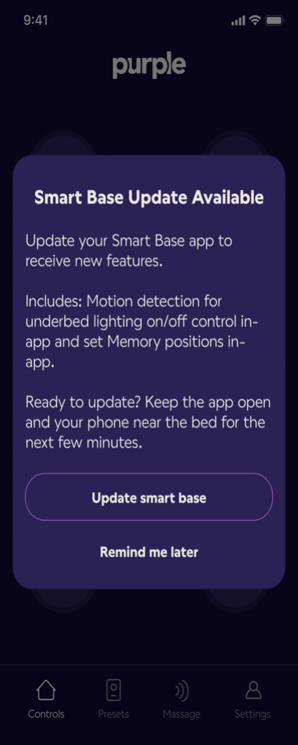 How do I update the firmware of my Premium Plus Smart Base? – Purple ...